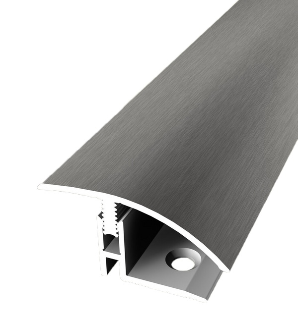 Wood-LVT Ramp Profile - Stainless Steel - Hardwoodfloorstore