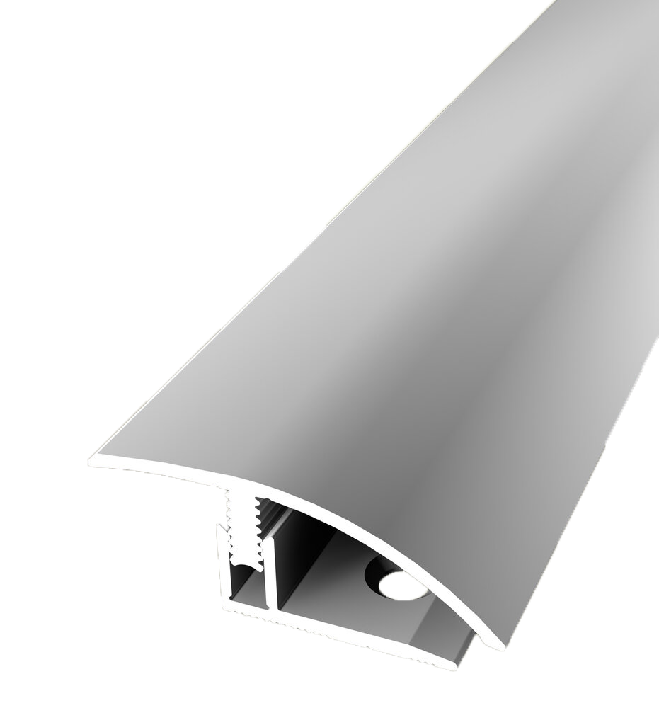 Laminate-LVT Ramp Profile - Silver - Hardwoodfloorstore
